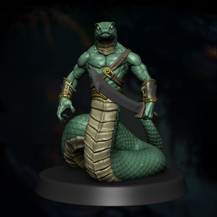 Yuan-ti Abomination – Minis by Myconoid