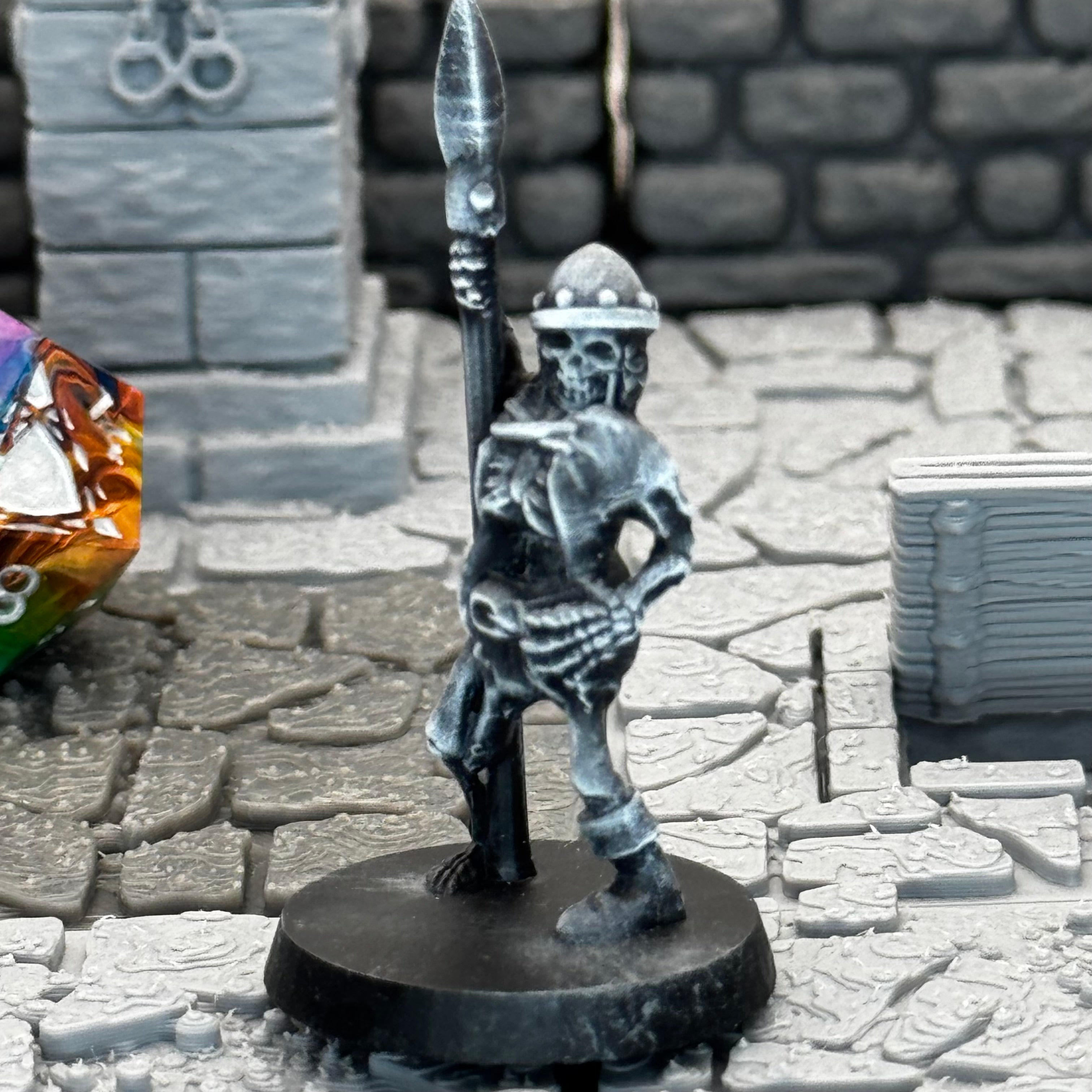 Skeleton Spear – Minis by Myconoid