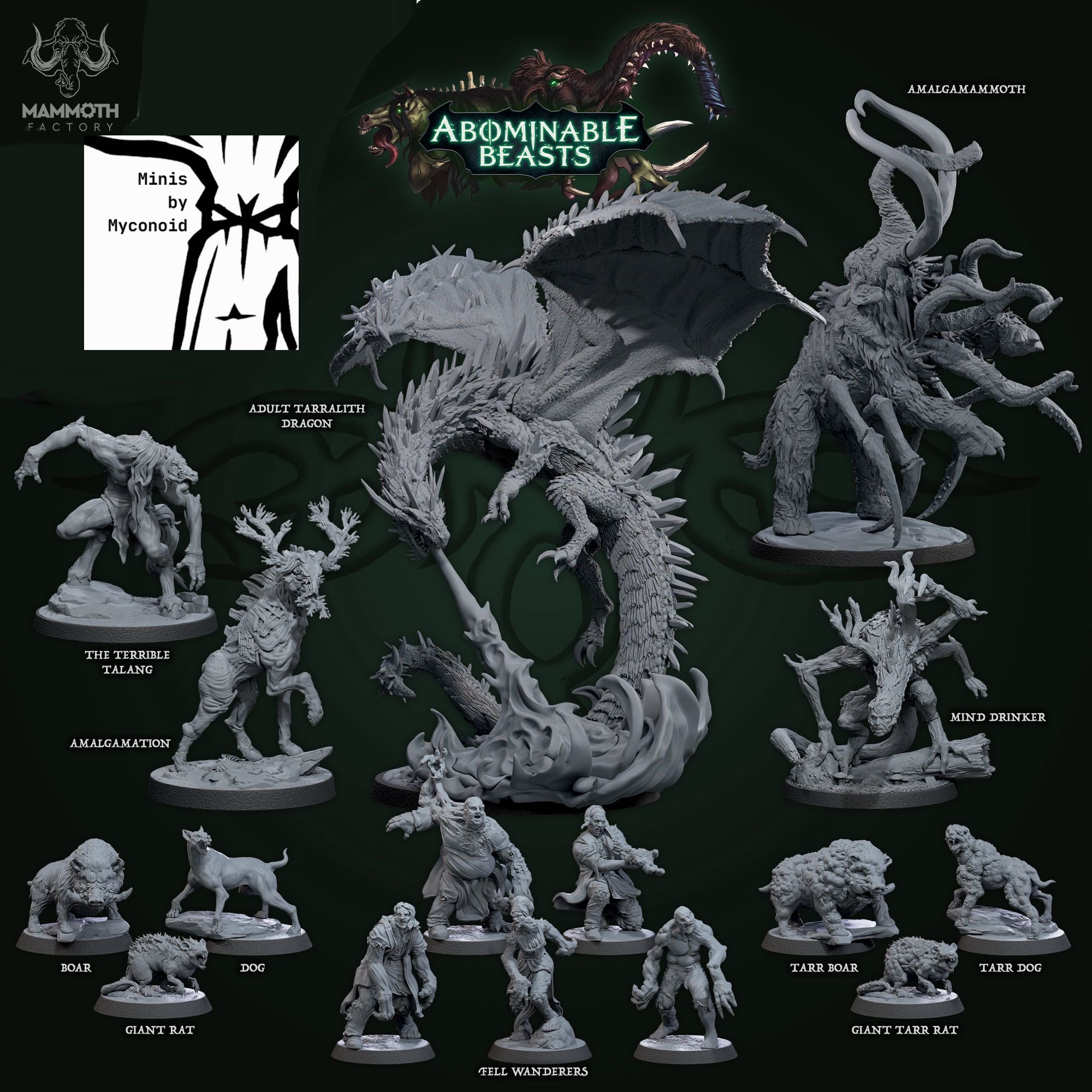 Abominable Beasts - The Immortal Flame Setting Guide – Minis by Myconoid